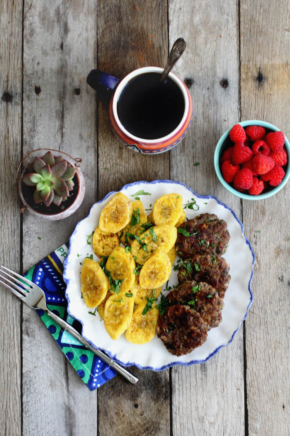 Fried Plantains and Breakfast Sausage — Jessi's Kitchen