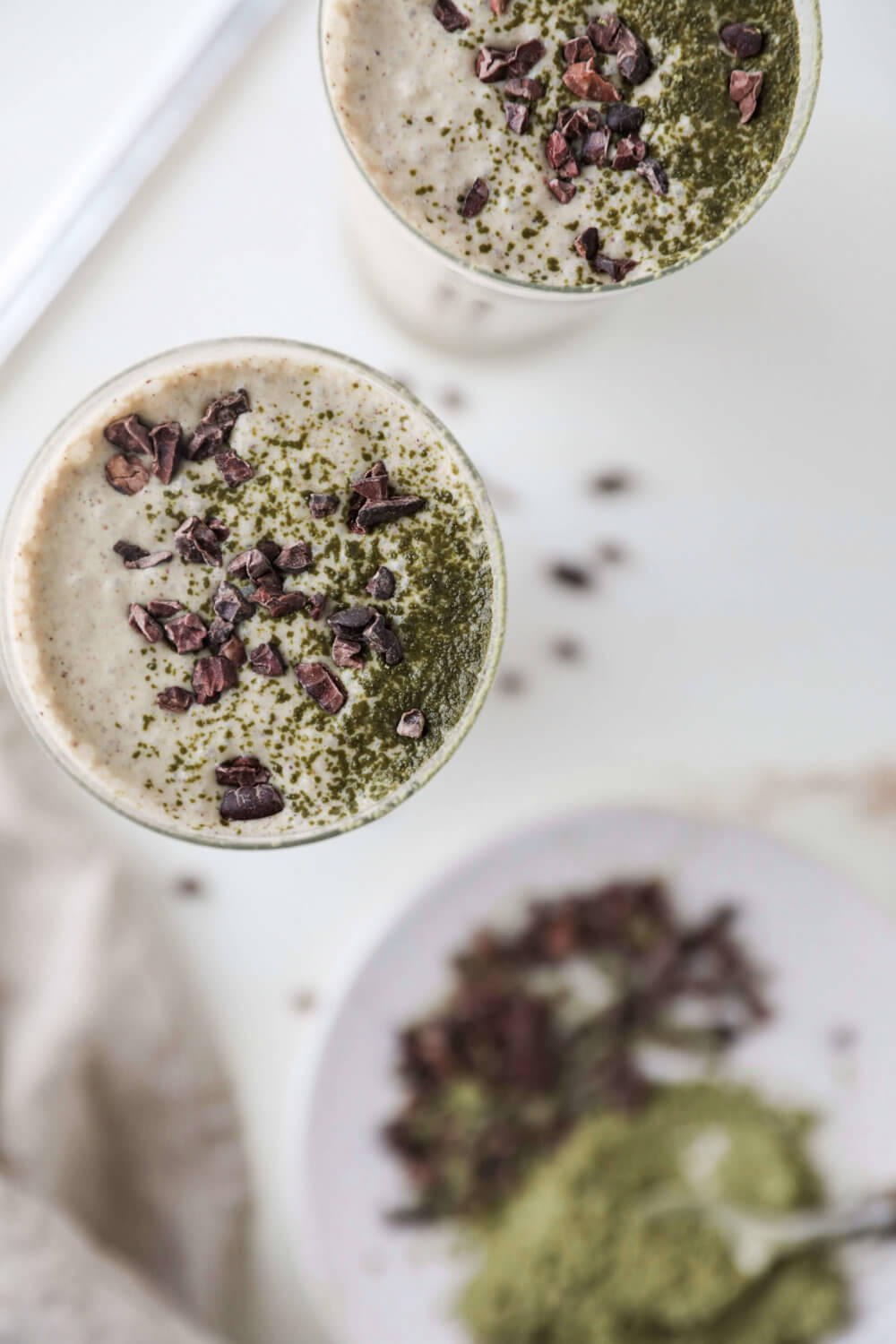 Matcha and Cacao Nib Smoothie — Jessi's Kitchen