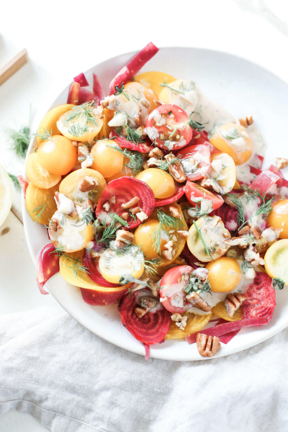 Roasted Beet and Cherry Tomato Salad — Jessi's Kitchen
