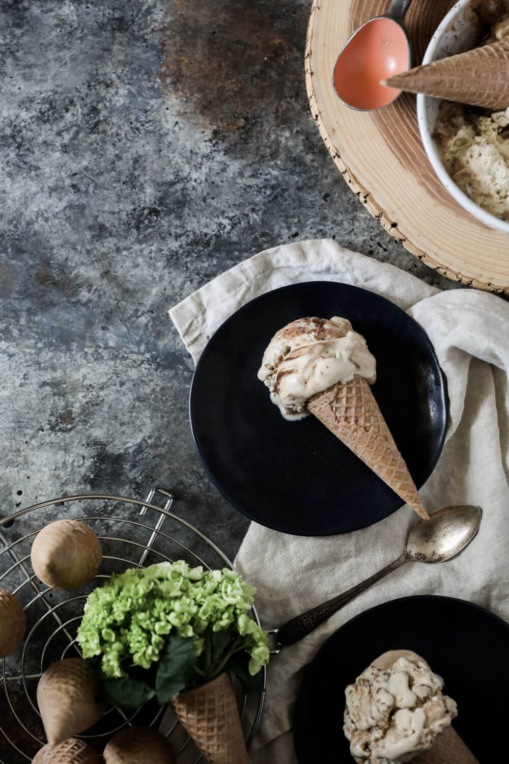 Vegan Fennel and Dark Chocolate Ganache Ice Cream — Jessi's Kitchen