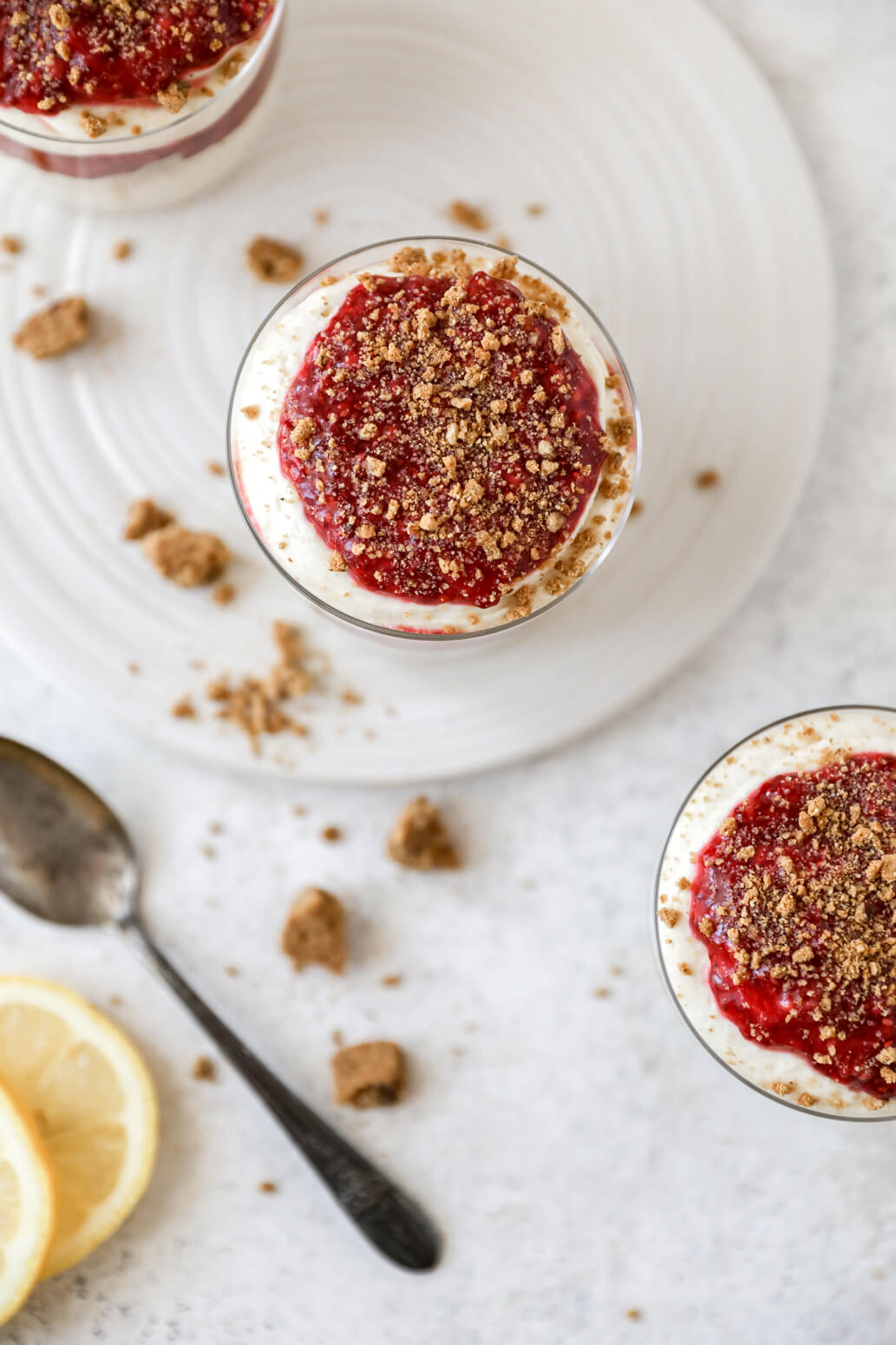 Vegan Lemon Mousse with Berries — Jessi's Kitchen